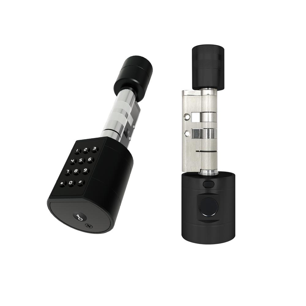 Butuc Incuietoare inteligenta, AMA 2H Smart, 65 – 90 mm, Negru, cu APP ...