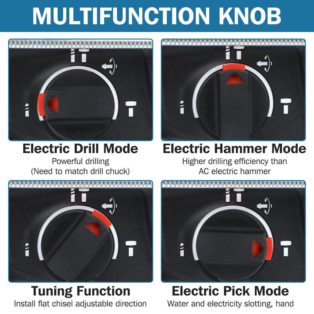 Ciocan rotopercutor profesional 7STAR ®, 1500 W, 3.2J, 1000rpm, 2 ...