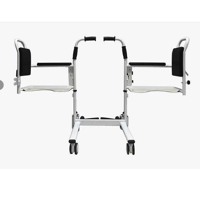 Scaun cu Toaleta si Roti Multifunctional pentru Ridicare si Transfer ...