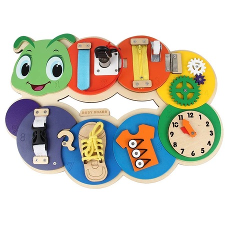 Placa Activitati Busy Board Omida, multicolor, Toyska® - eMAG.ro