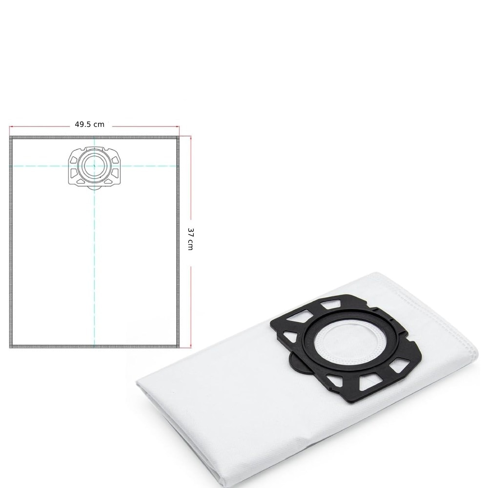 Set 5 saci praf PAA-home, compatibili cu aspiratoarele model Karcher ...