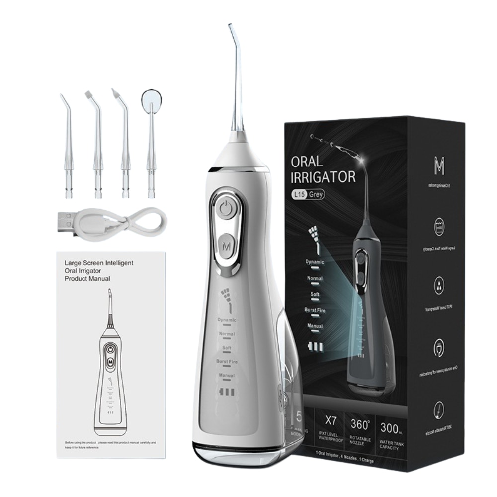 Иригатор за устна кухина YOTEP, душ за уста, 5 нива на скорост ...