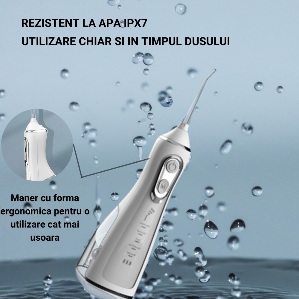 Иригатор за устна кухина YOTEP, душ за уста, 5 нива на скорост ...