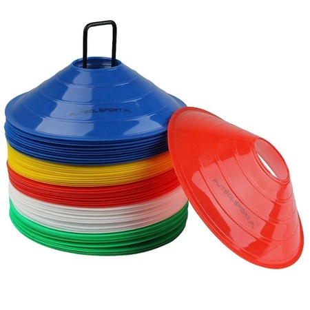 Set 50 jaloane, Plastic, 5 cm, Multicolor - eMAG.ro