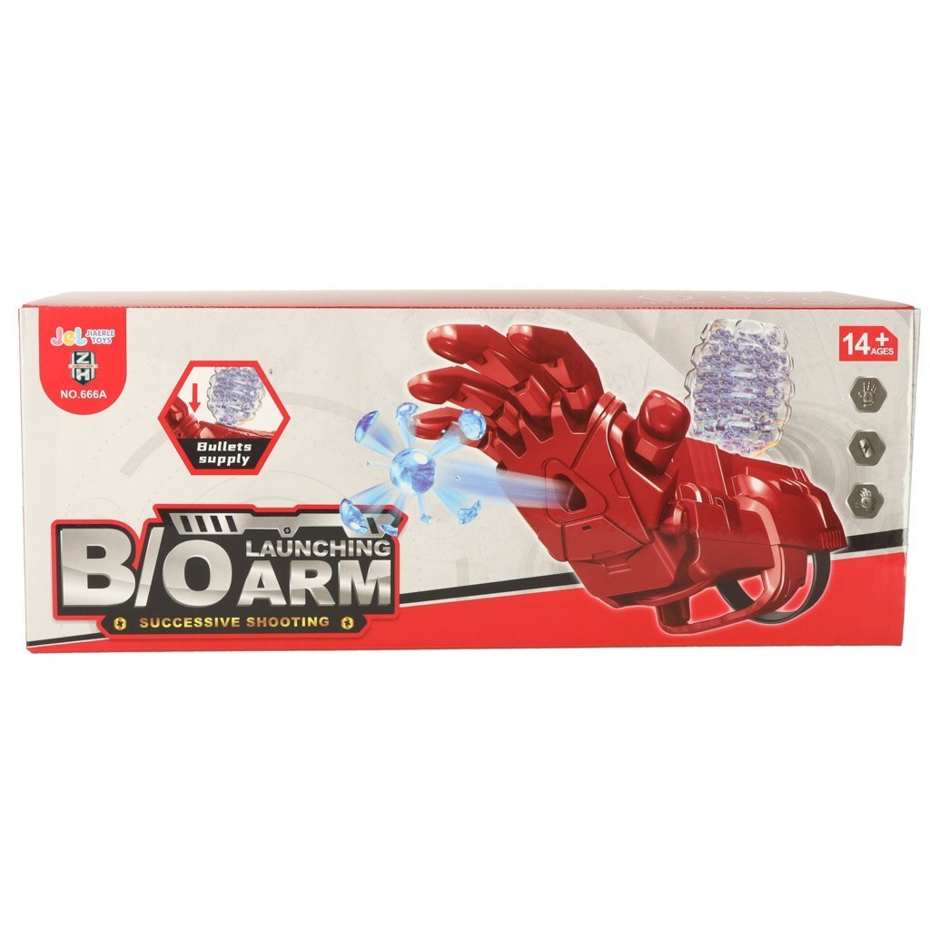 Vízzel Töltött Gél Golyós Elektromos Pisztoly, USB Töltővel, Piros ...