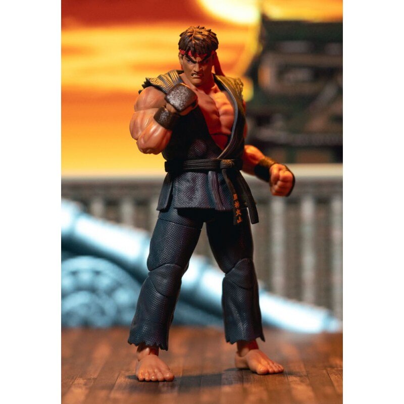Figurina Ultra Street Fighter II: The Final Challengers 1/12 Evil Ryu SDCC 2023 Exclusive 15 cm ...