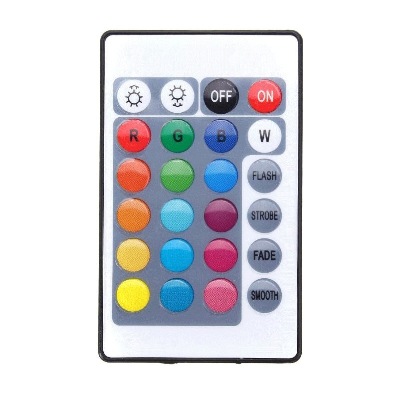 Telecomanda Pentru Control Banda LED RGB Cu 7 culori, 84 x 51 x 7 mm ...
