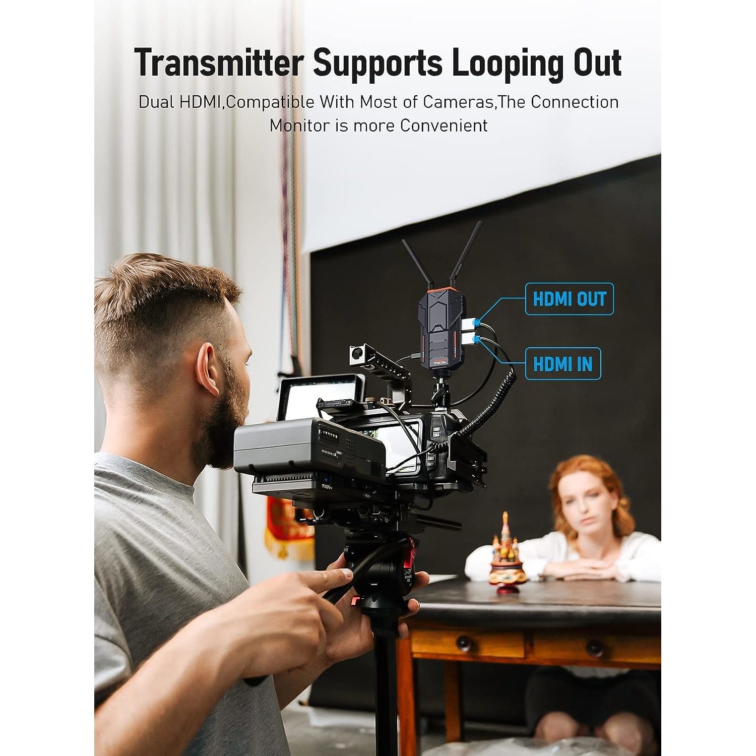 Set Extender HDMI si IR Wireless 5G, FullHD1080p 60kHz, flux live ...