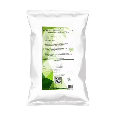 Substrat Universal 100% mineral pentru plante suculente si cactusi, 10L ...
