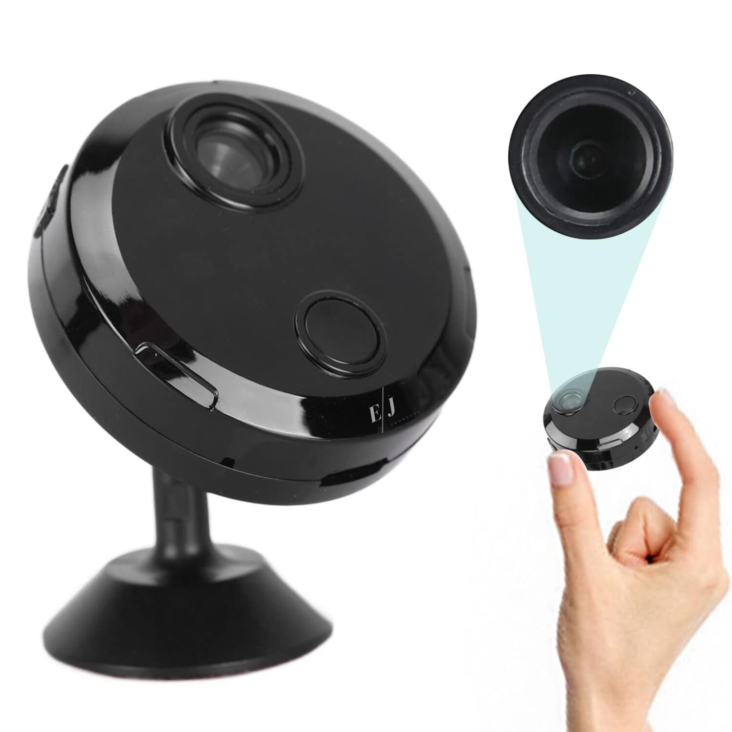 Mini camera spion, EJ PRODUCTS, HDQ15, rotatie 360°, unghi vizualizare ...