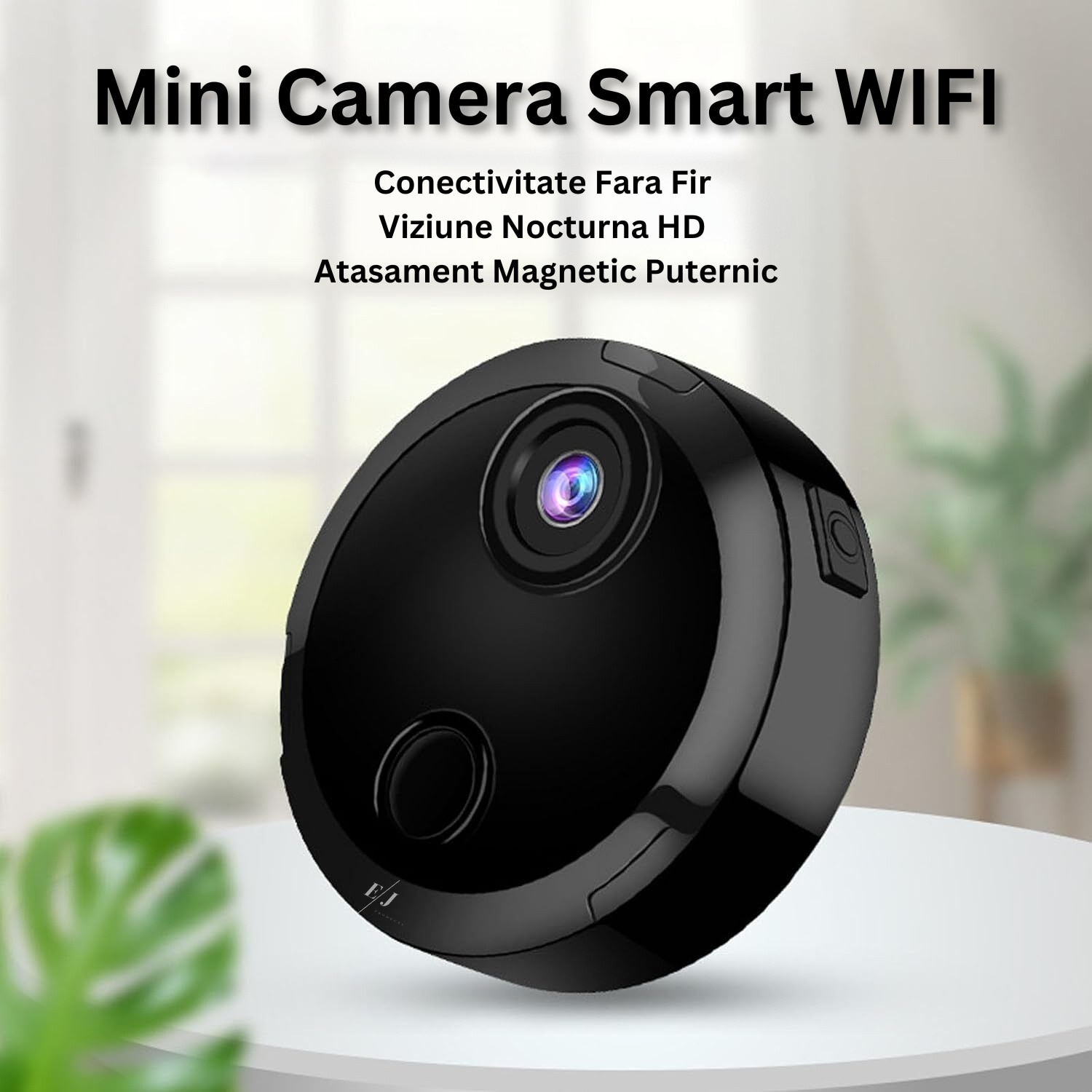 Mini camera spion, EJ PRODUCTS, HDQ15, rotatie 360°, unghi vizualizare ...