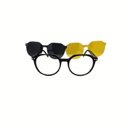 Ochelari de soare Lucky Joy polarizati cu 2 lentile atasabile clip on ...