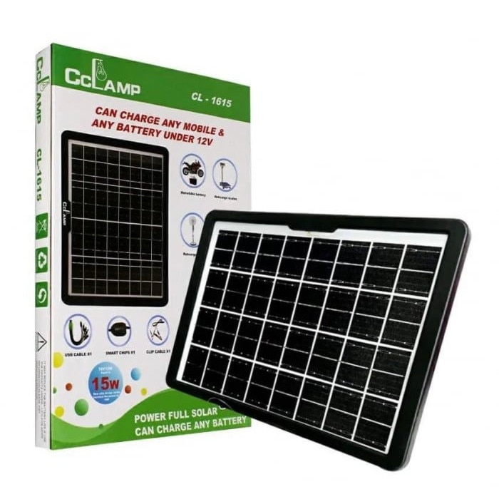 Panou solar portabil 7STAR ® cu regulator, tensiune 16V / 9V / 6V, 15W ...