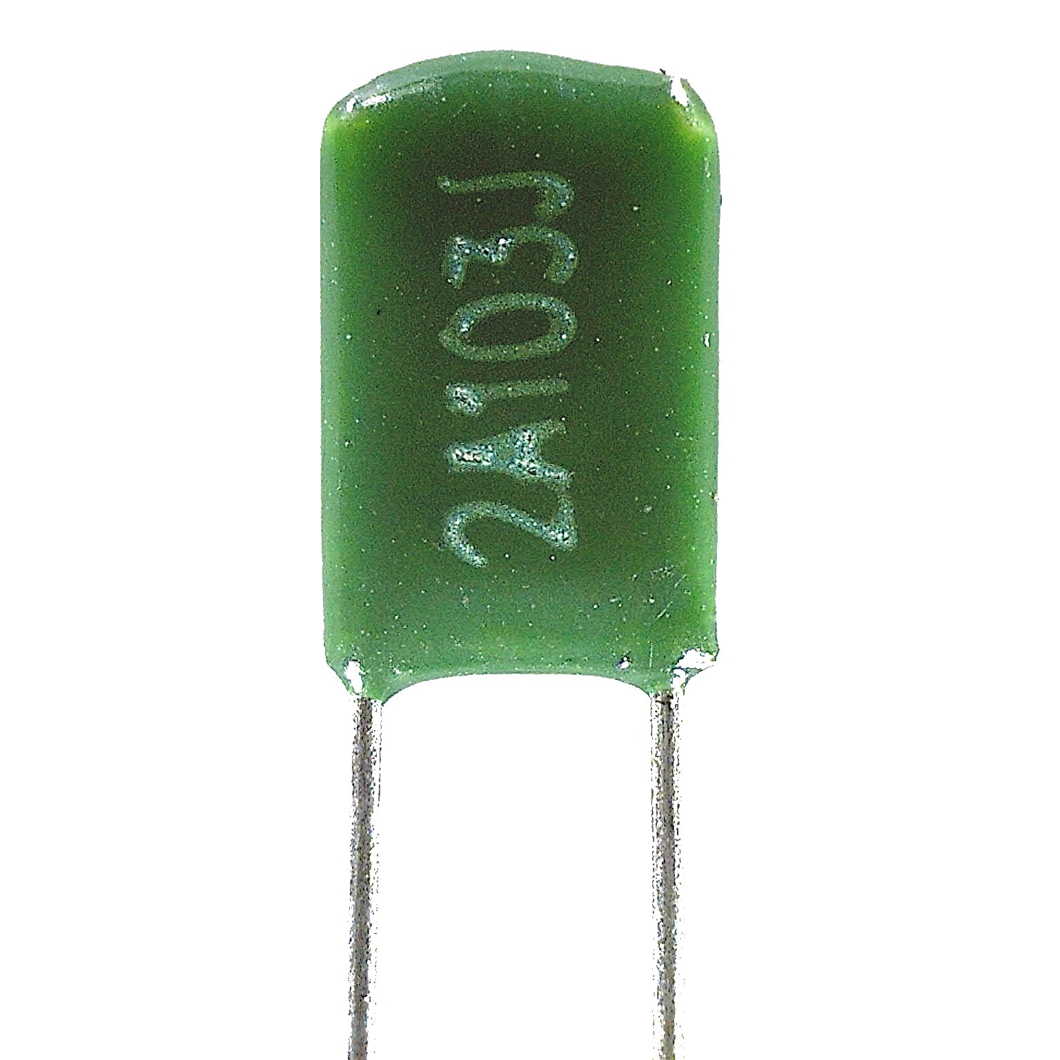 Condensator film, Se, Poliester,10 nF, 100 V, 3.8x1.2x7 mm, Verde - eMAG.ro