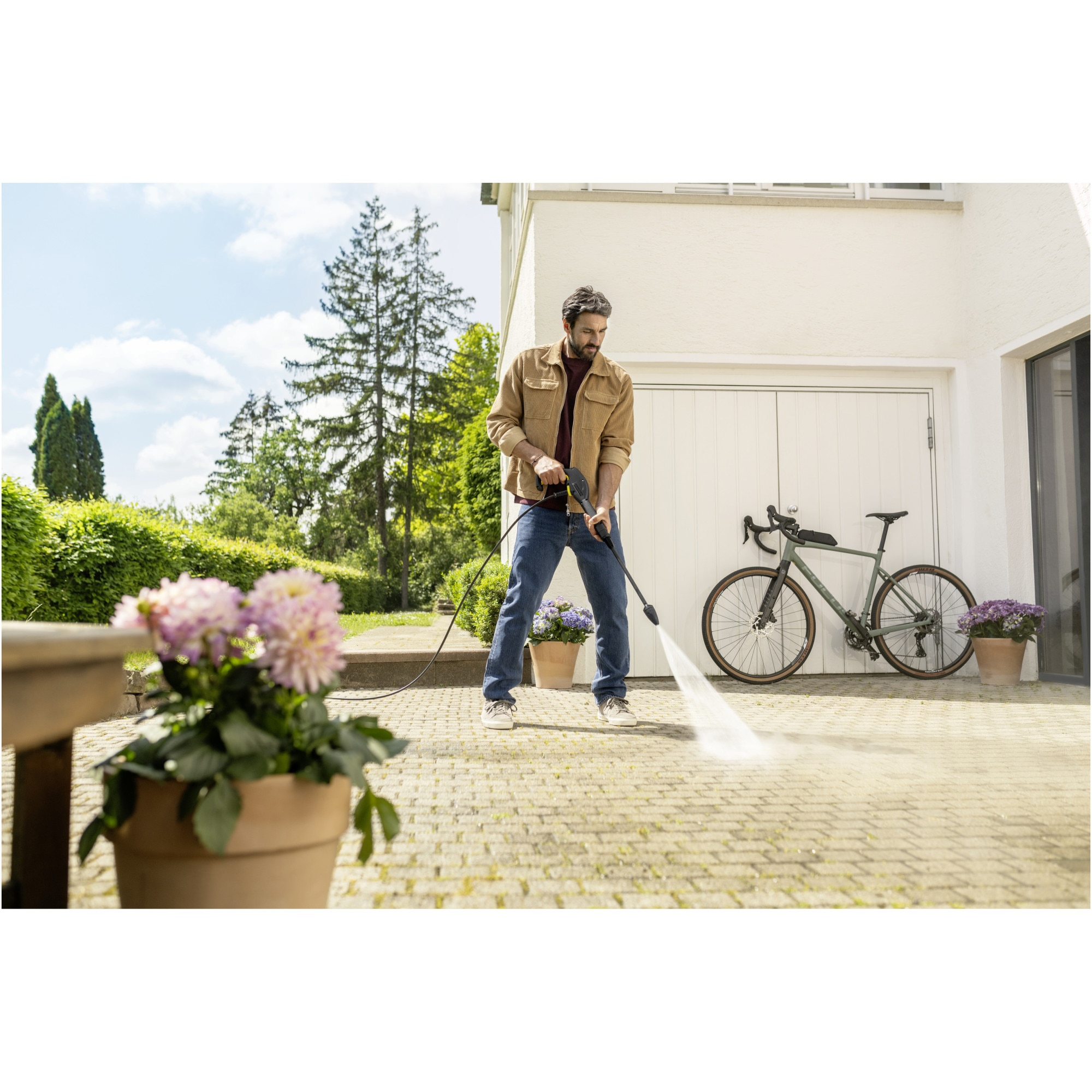 Aparat de spalat cu presiune Karcher K 3 Horizontal Plus EU, 1600 W, motor universal, 120 bar ...