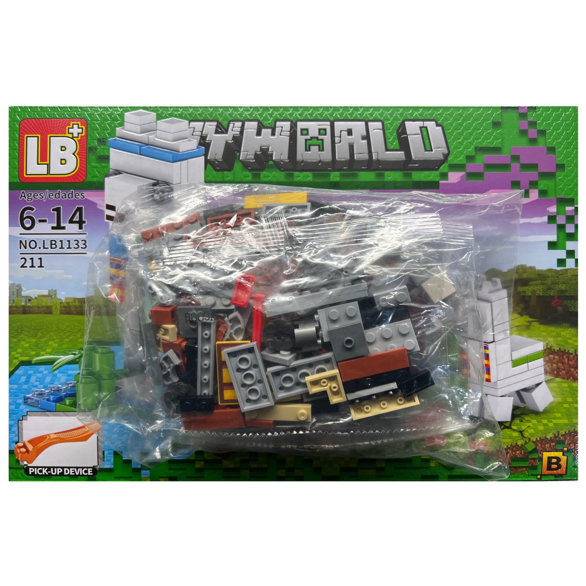 Set de constructie 4 in 1 Minecraft LB My World, 211 piese - eMAG.ro
