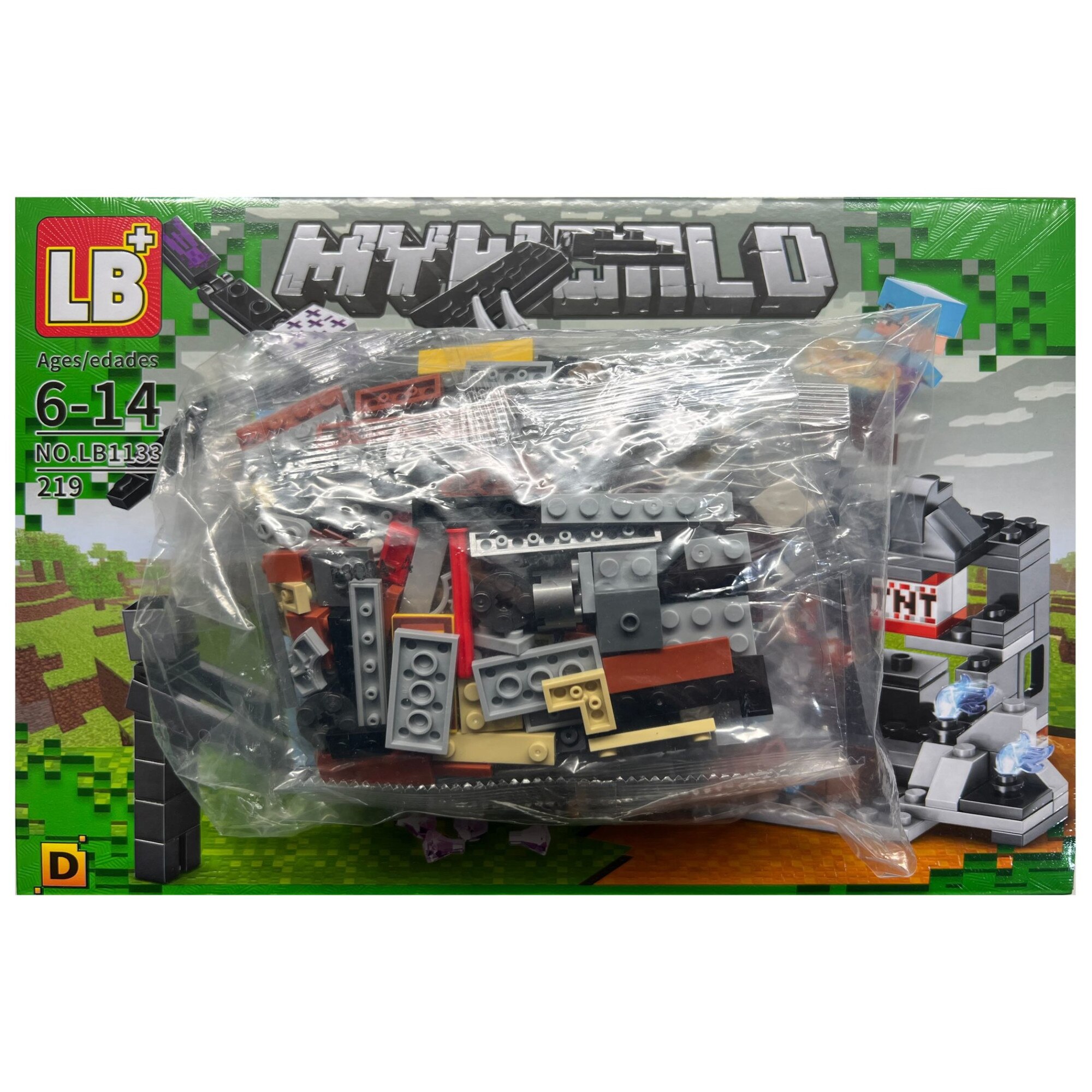 Set de constructie 4 in 1 Minecraft LB My World, 219 piese - eMAG.ro
