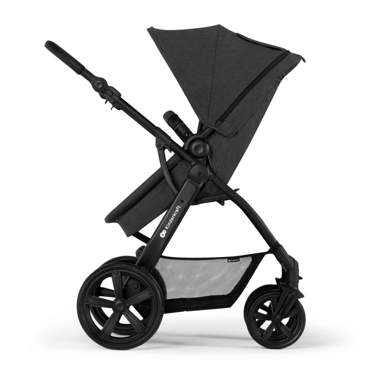 Многофункционална количка Kinderkraft moov, 3 в 1, черна - eMAG.bg