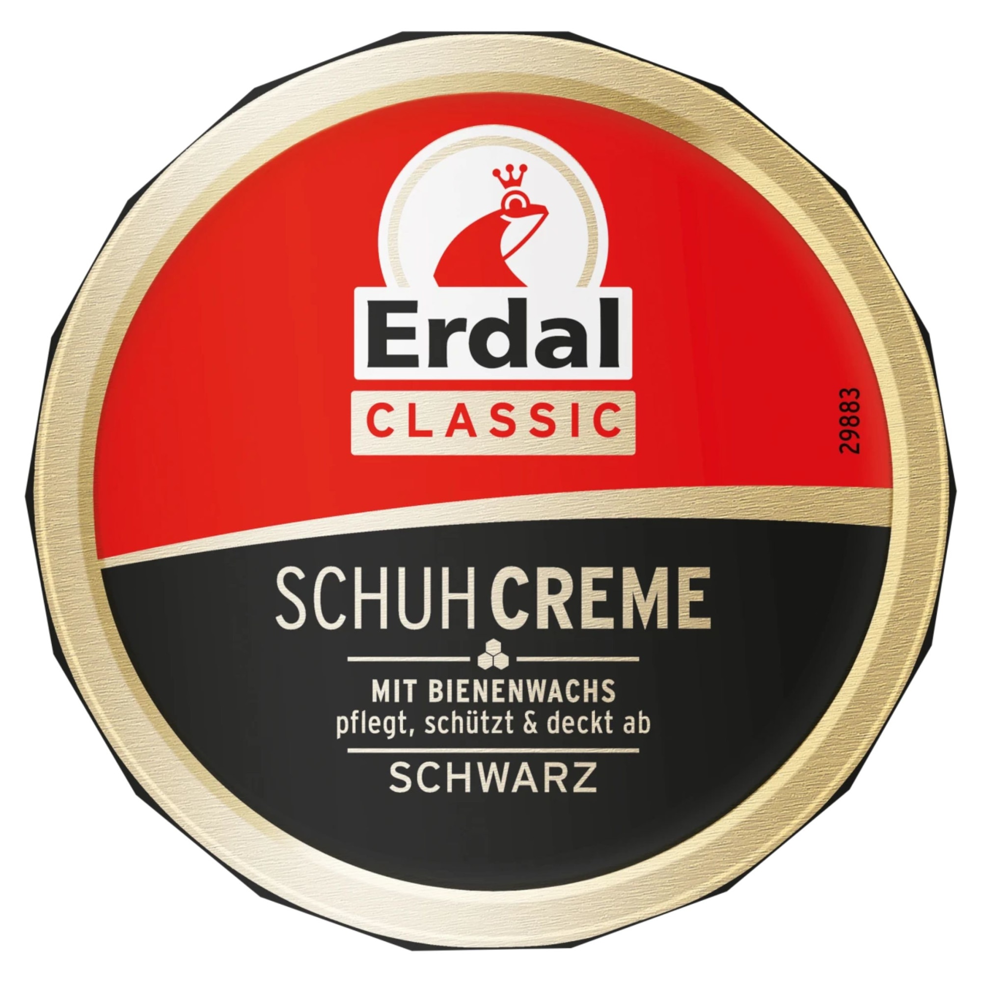 Crema de pantofi Erdal, cu ceara de albine, neagra, 75 ml - eMAG.ro