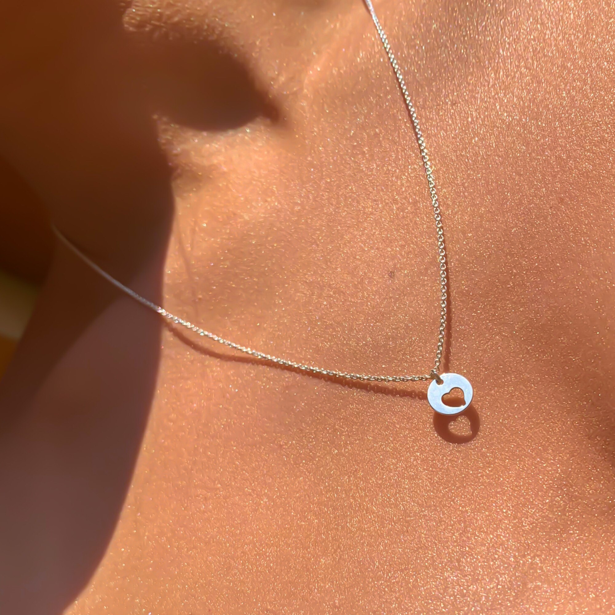 Colier banut cu inima, Argint 925 - eMAG.ro