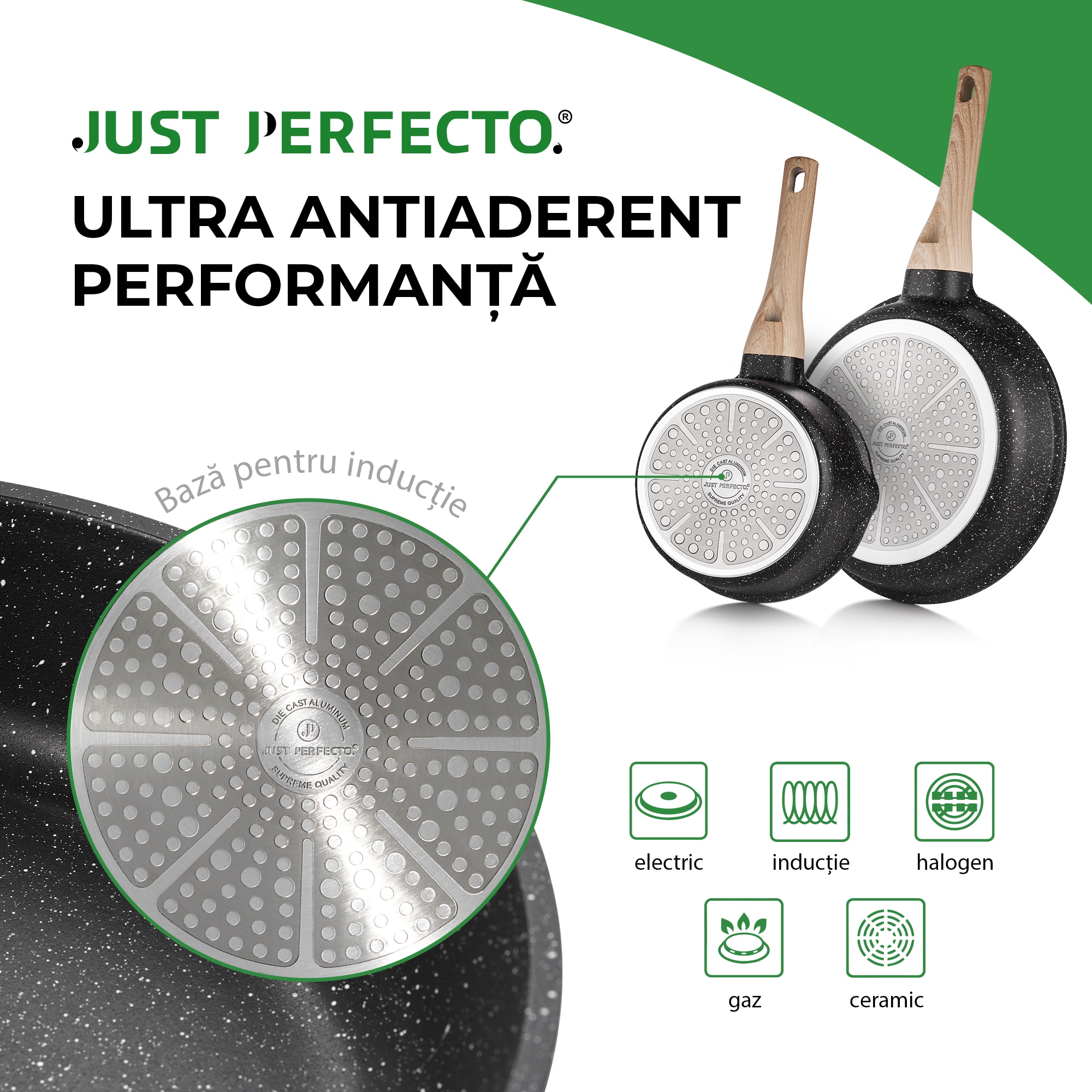 Set De Oale JUST PERFECTO - 21 Piese - Set Gatit Cu Capac Din Silicon ...