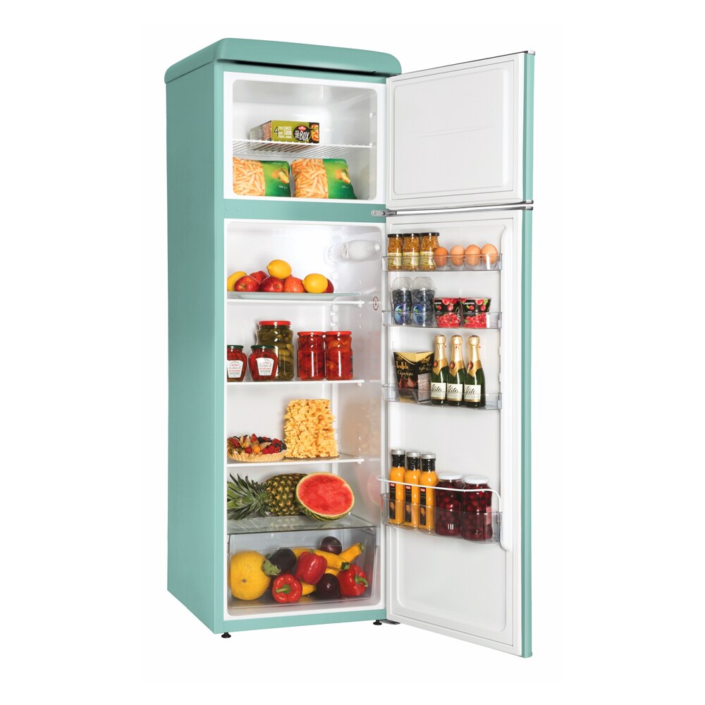 Frigider cu doua usi FR27SM-PRDL0E Retro, 252 l, Low Frost, Iluminare ...