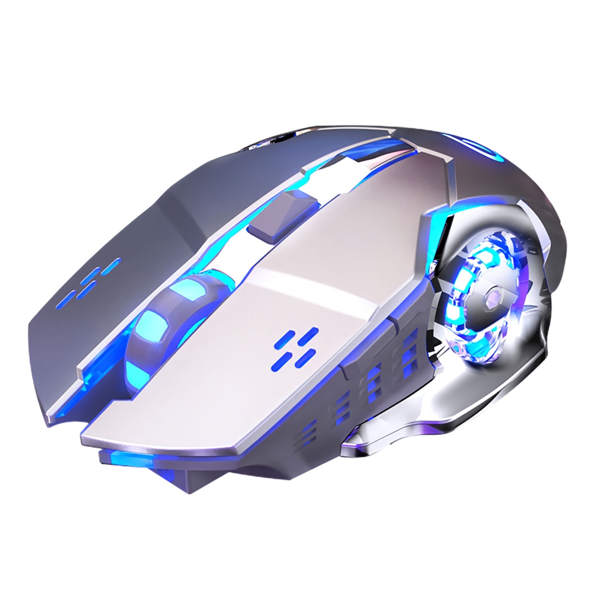 Mouse gaming Wireless, E-Sports A4, 1600 dpi, 6 butoane, RGB, Gri - eMAG.ro