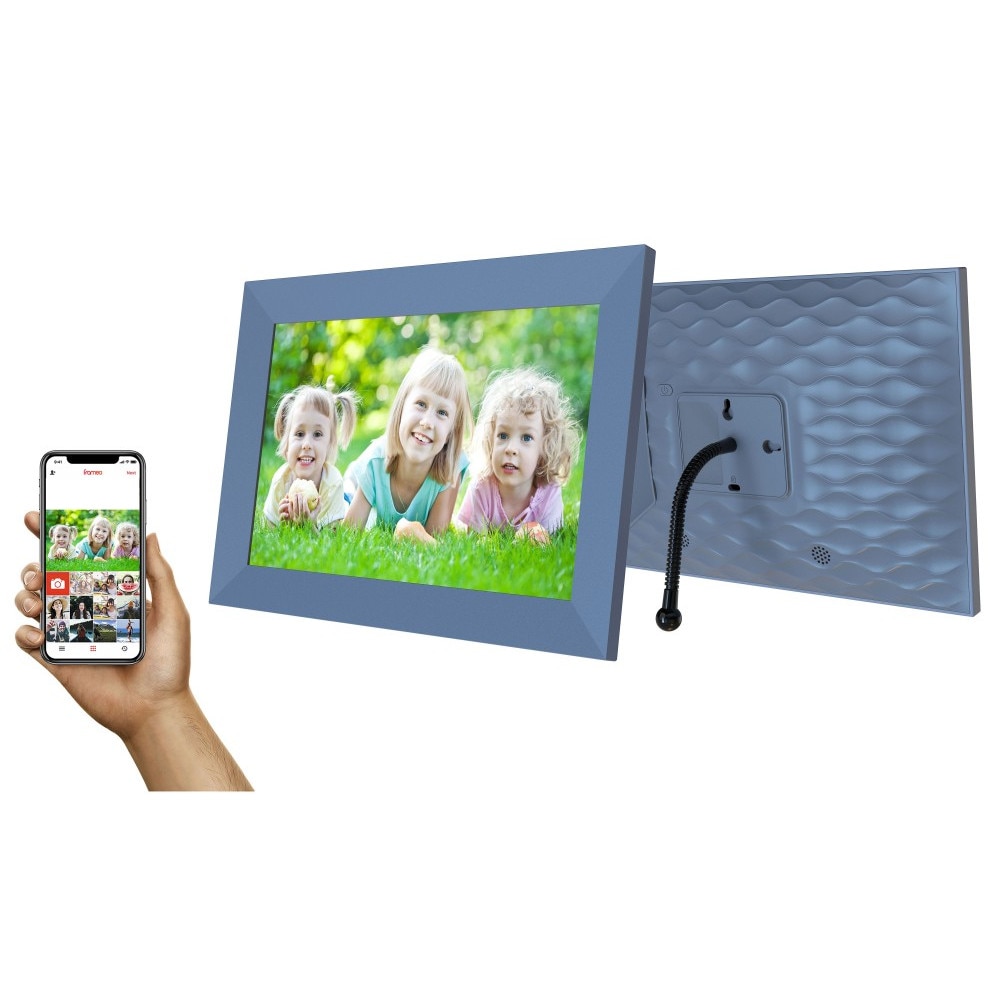 Rama foto digitala, DENVER, 10", 16gb, Albastru - eMAG.ro