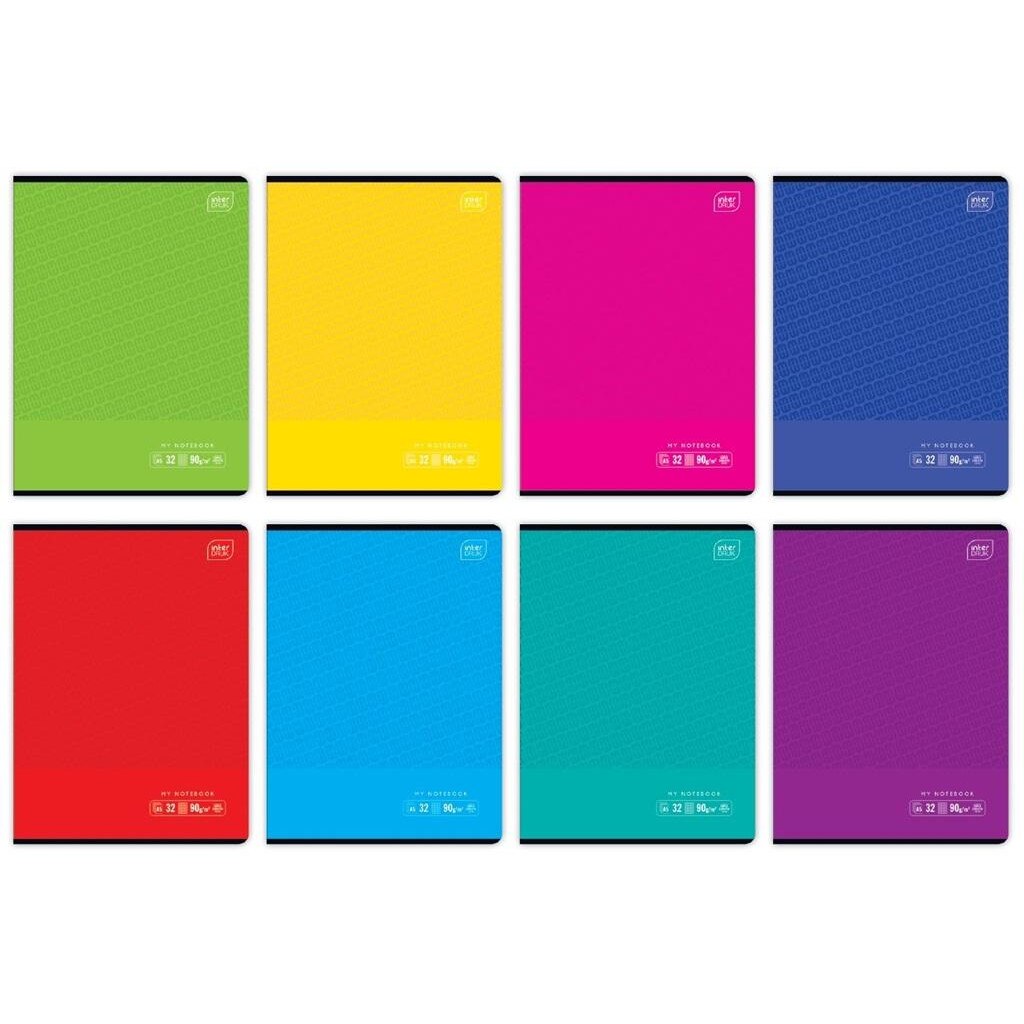 Set 10 caiete, Interdruk, A5, Multicolor - eMAG.ro