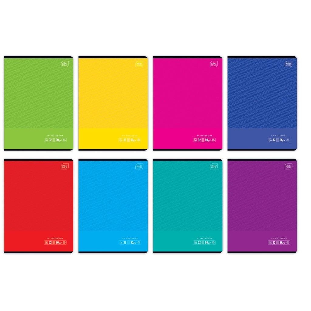 Set 10 caiete, Interdruk, A5, Multicolor - eMAG.ro