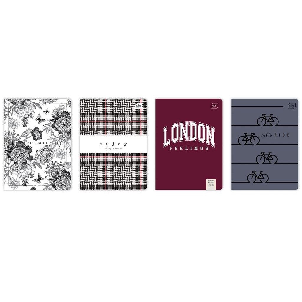 Set 10 caiete, Interdruk, A5, Multicolor - eMAG.ro