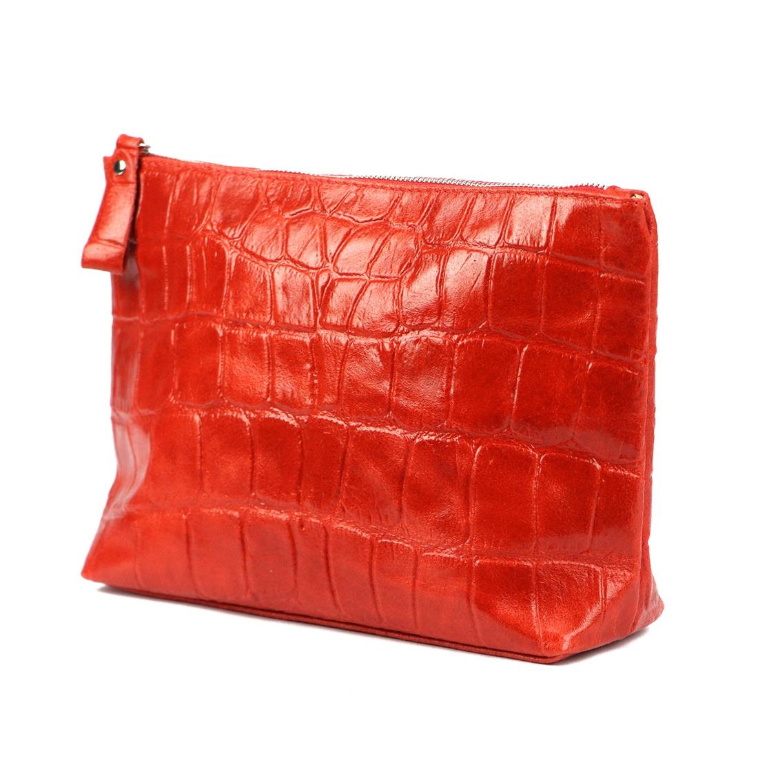 Portfard dama, Gregorio, Piele naturala, Rosu - eMAG.ro