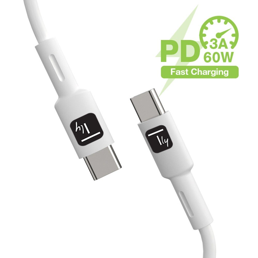 Cablu date si incarcare rapida, USB-C tata la USB-C tata, USB2.0 ...