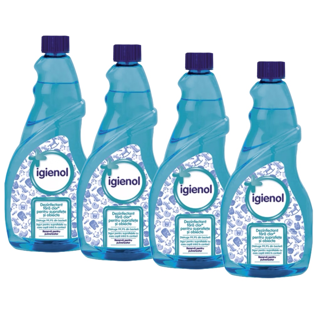 Set 4 x Rezerva Dezinfectant Universal Igienol Marin 750 ml - eMAG.ro
