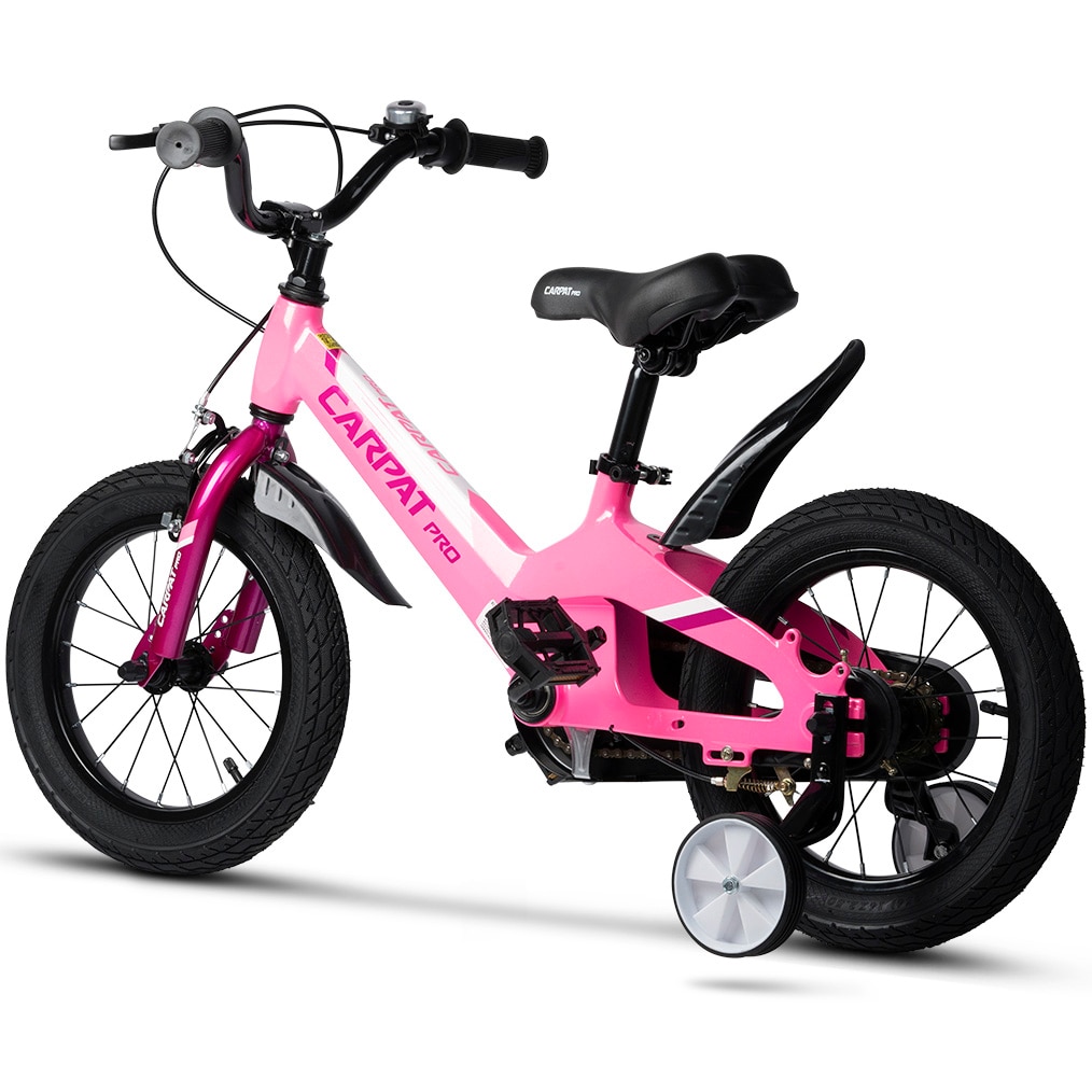 Carpat C14122B 14", rózsaszín/fukszia, gyermek kerékpár 3-5 éves korosztály számára - eMAG.hu