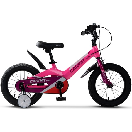 Carpat C14122B 14", rózsaszín/fukszia, gyermek kerékpár 3-5 éves korosztály számára - eMAG.hu