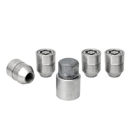 Set suruburi antifurt roti Sicustar, M12 x 1.25 x 30, hexagon, cheie 19 ...