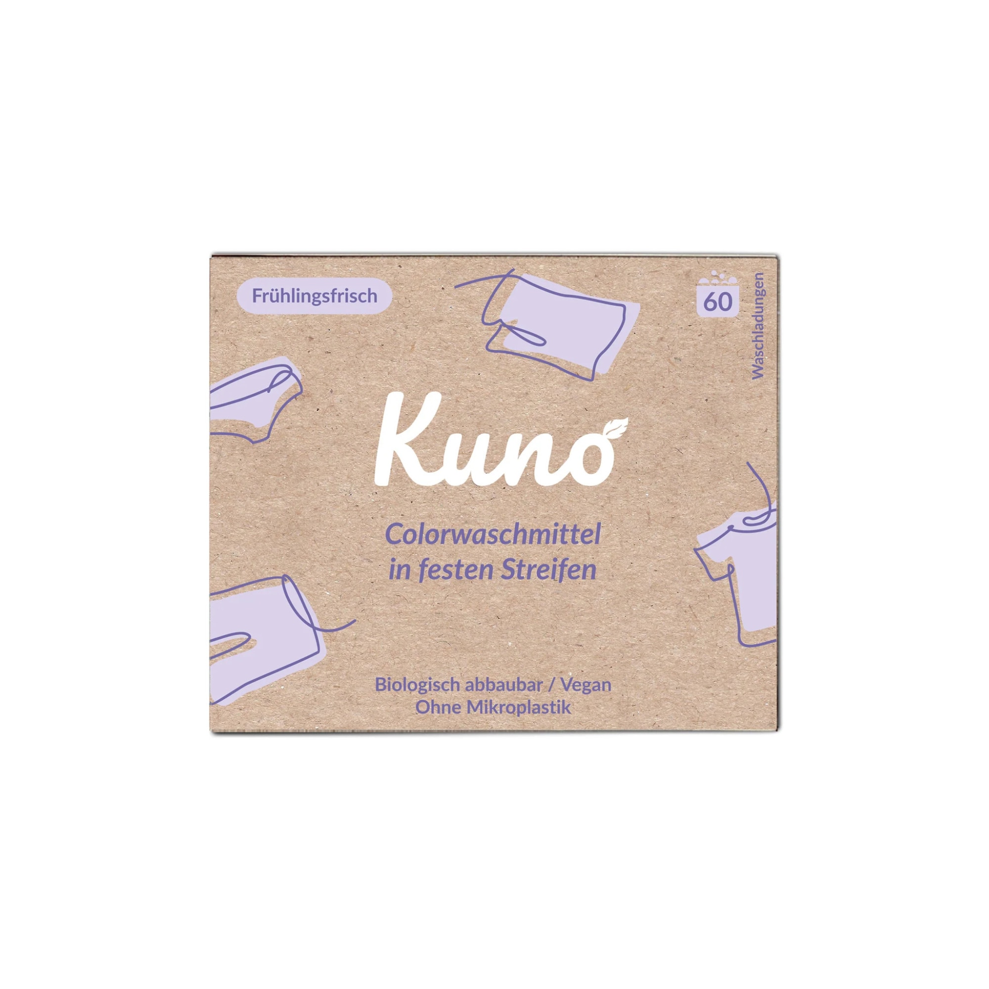 Detergent pentru rufe colorate KUNO Color servetele solubile, 60 ...