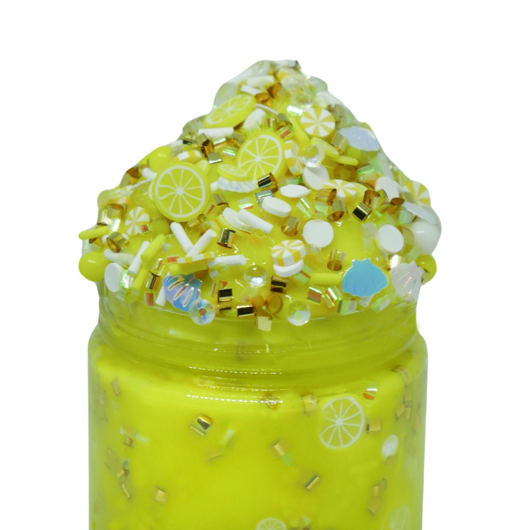 Slime Golden Lemon Sparkle, galben, 50g - eMAG.ro