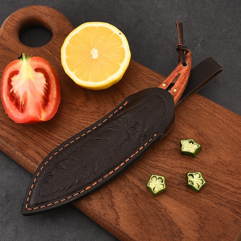 Cutit Scurt pentru Camping+Pescuit, 20 Cm, Otel Inoxidabil cu Aspect ...