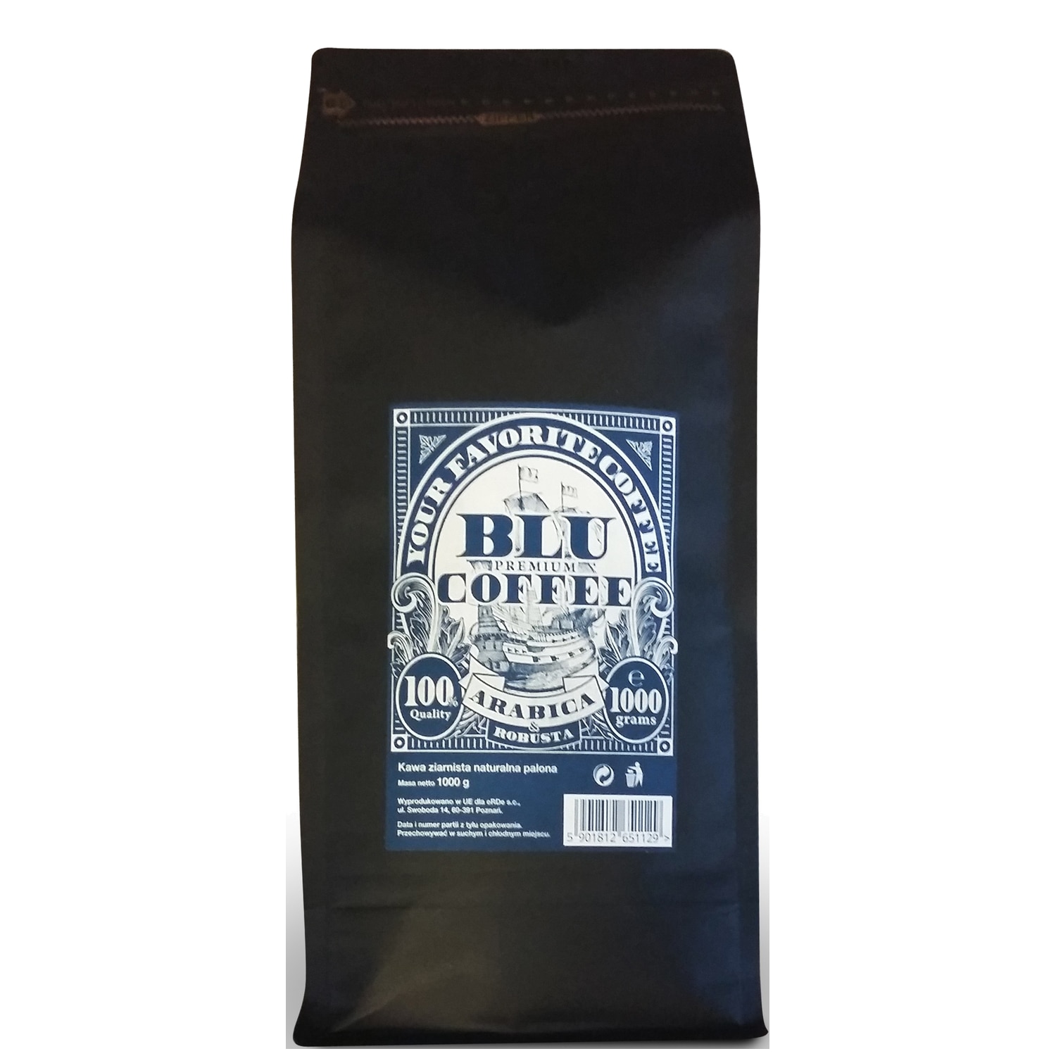 Boabe de cafea, Blu, 1kg - eMAG.ro