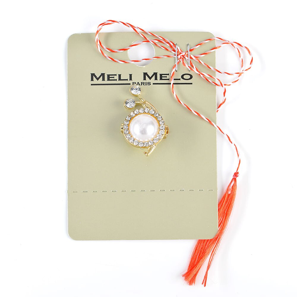 Brosa martisor melc cu perla alba, Meli Melo Paris - eMAG.ro