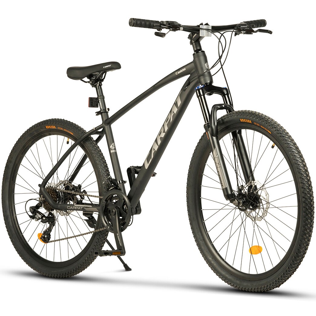 Bicicleta MTB Carpat Invictus C2757C 27.5", negru/gri - eMAG.ro