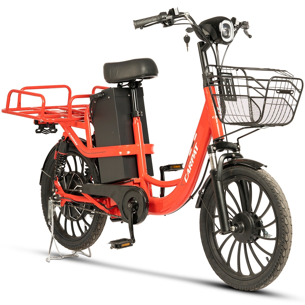 Bicicleta electrica Carpat Delivery C20314E 20", rosu - eMAG.ro