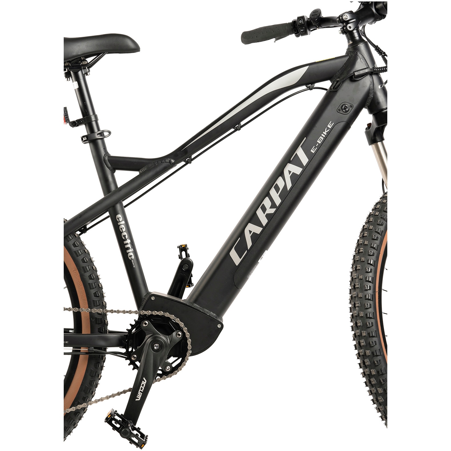 Bicicleta Electrica MTB (E-Bike) Carpat C275H7E 27.5", negru/gri - eMAG.ro