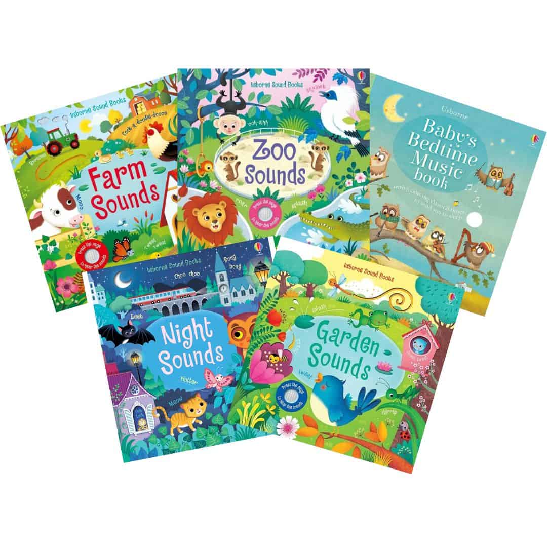 Pachet 5 carti cu sunete, Usborne, Aventurile muzicale ale micutilor ...