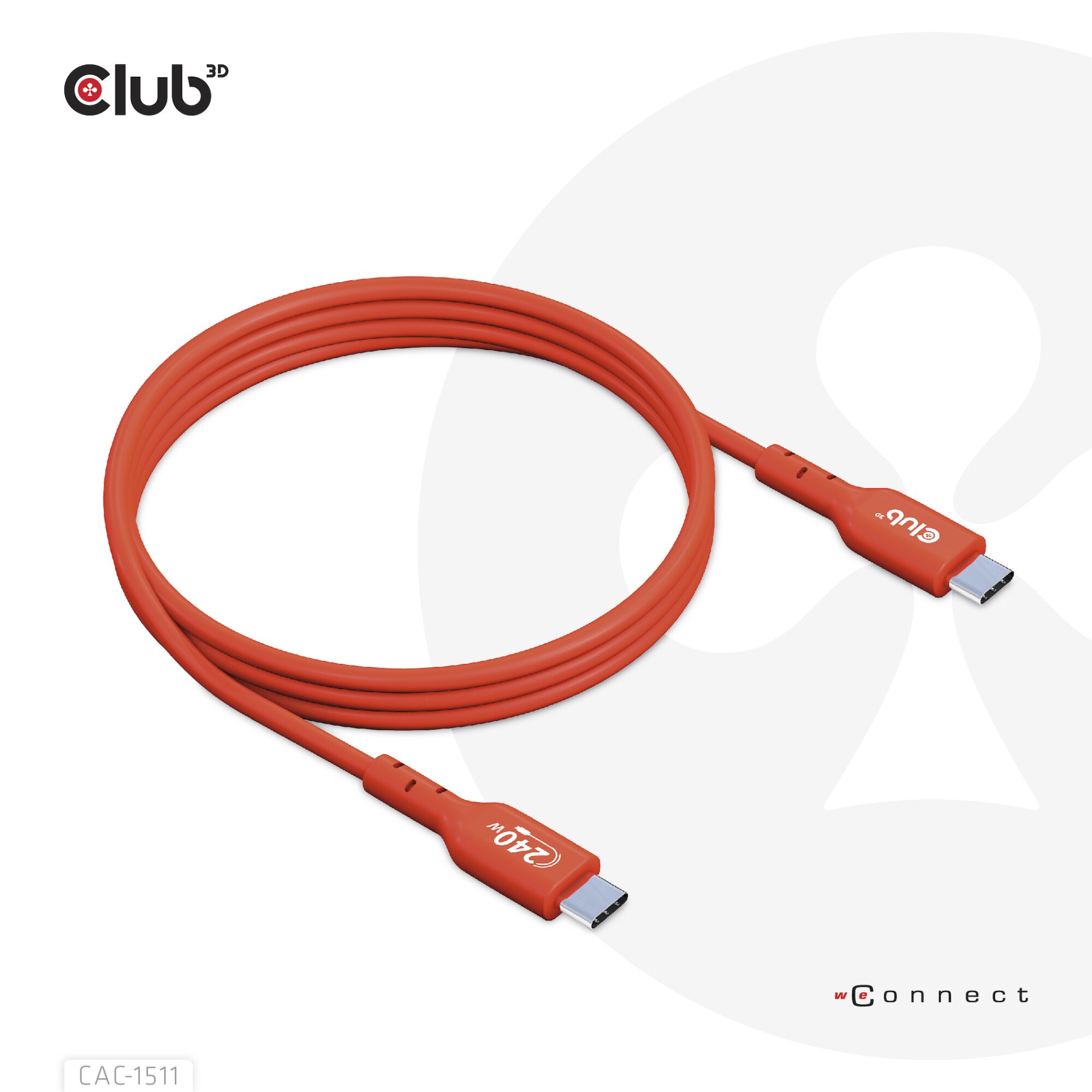 Cablu, Club 3D, USB2 Type-C Bi-Directional certificat USB-IF 480Mb - PD ...