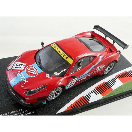 Macheta Ferrari 458 Italia GT3 Fia GT3 Silverstone 2011 cu vitrina ...