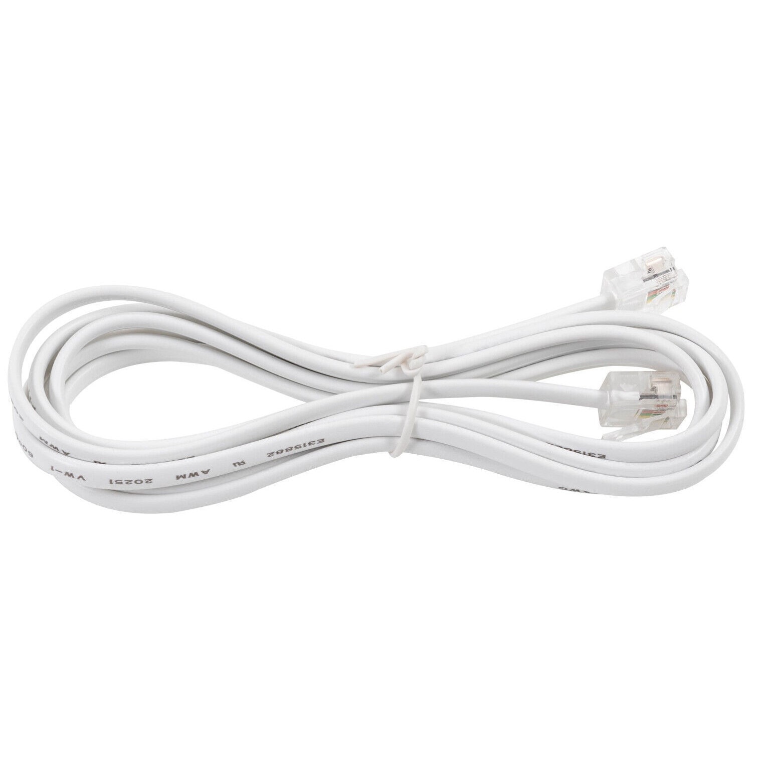 Cablu telefon RJ11 tata > RJ11 tata, 2m, alb G-Plug - eMAG.ro