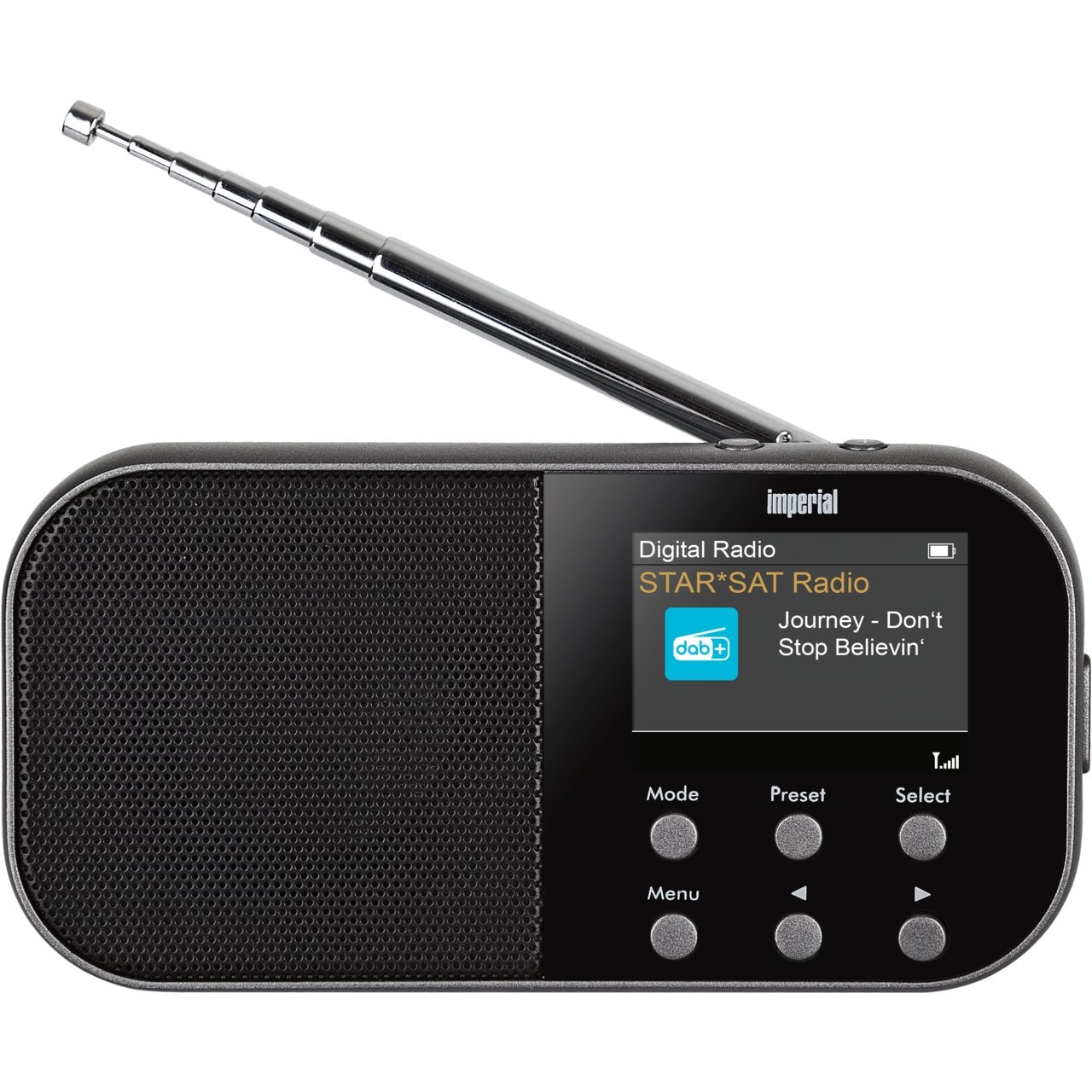 Radio portabil Dabman 15, Imperial, DAB+/FM, 2 W, Negru - eMAG.ro